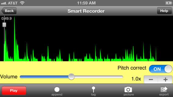 Aplicaciones para grabaciones de voz en iPhone