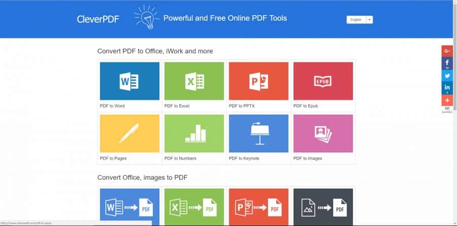 Descargar CleverPDF para convertir archivos PDF