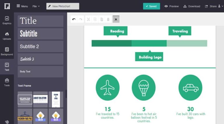 Piktochart es una herramienta para crear infografias online
