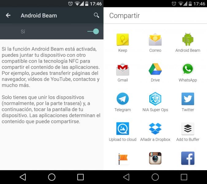 Qué es Android Beam y cómo utilizarla