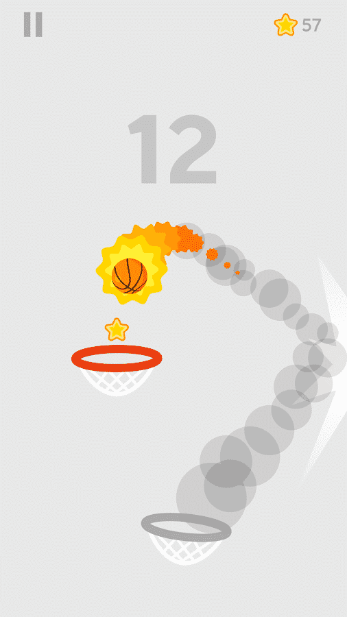 Descargar Dunk Shot para Android, un arcade de baloncesto sin final
