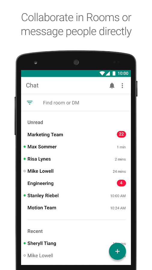 Descargar el nuevo Hangouts Chat para Android gratis