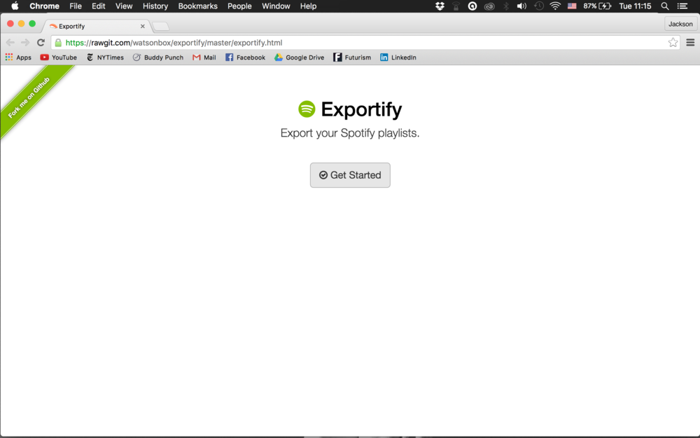 Exportify permite exportar listas de Spotify en .CSV