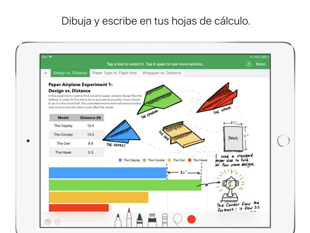 Descargar la aplicación oficial de Numbers para iPad gratis
