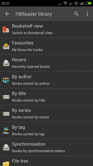 Descargar el lector de ebooks FBReader para Android gratis