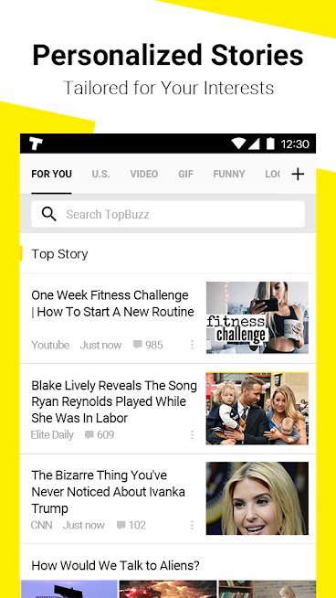 Descargar Topbuzz Lite para Android, entretenimiento y noticias