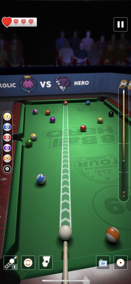 Descargar 8 Ball Hero para ser una estrella del billar
