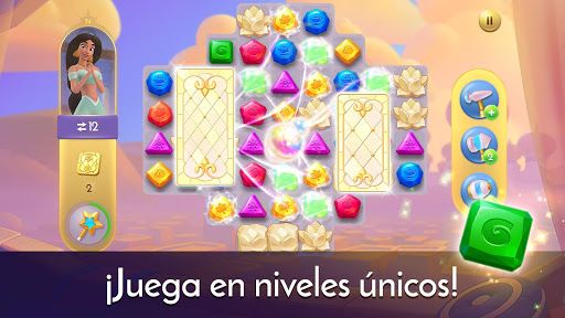 Descarga Disney Princess Gemas Mágicas y disfruta de variados puzles