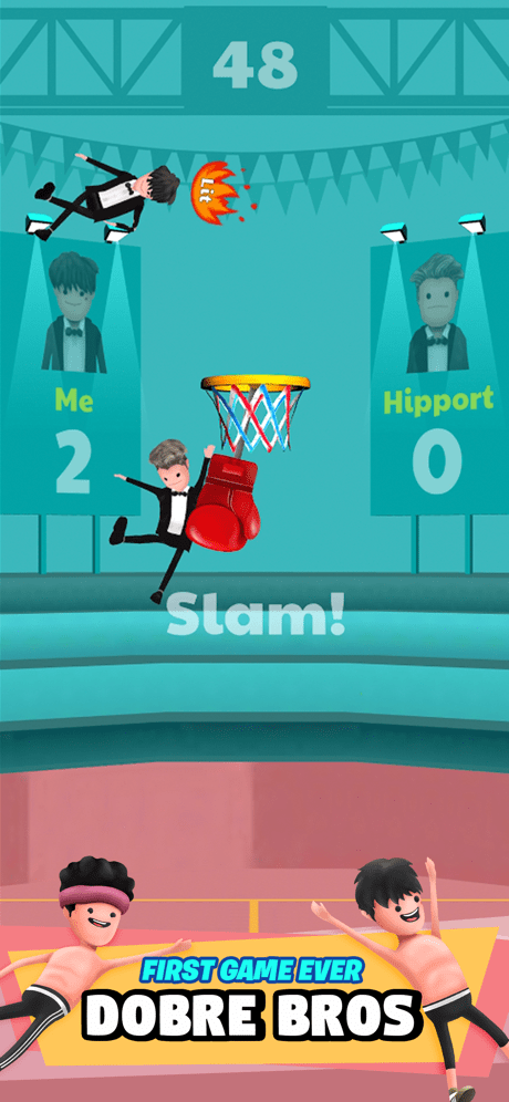 Descargar Dobre Dunk un juego de cestas con tu humanidad