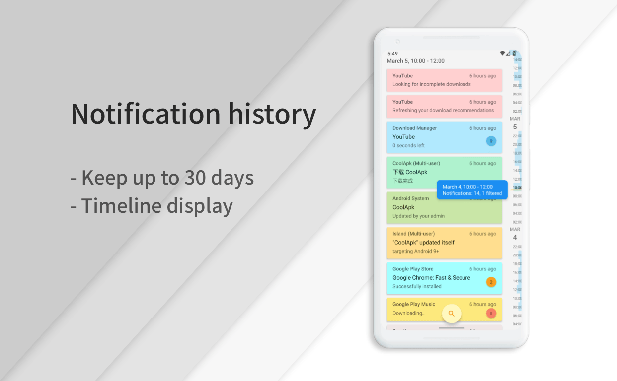 Descargar FilterBox, administrador de notificaciones