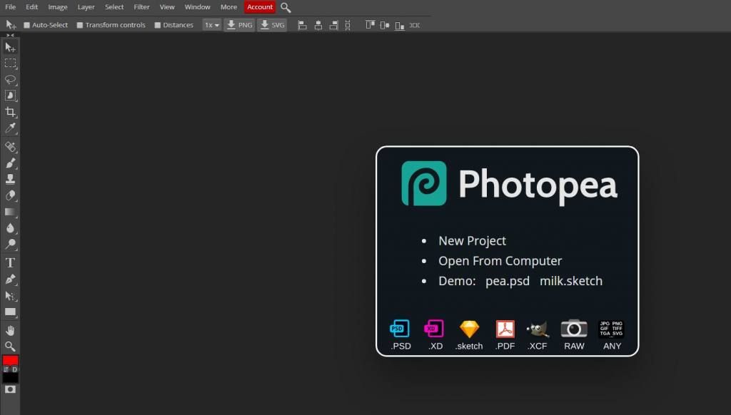 Con Photopea tienes un potente Photoshop online gratis