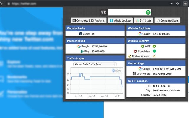 Descargar WebRank SEO y analiza gratis tu sitio web