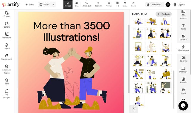 Descarga Artify Editor, una completa herramienta para diseñar