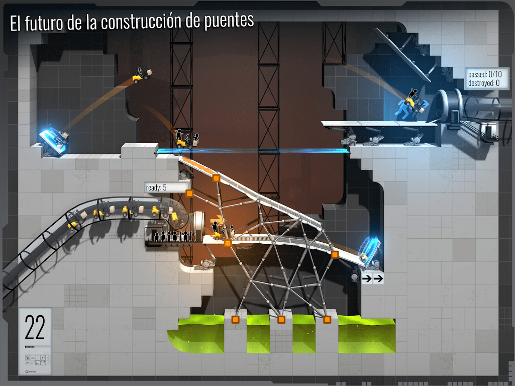 Descargar Bridge Constructor Portal con nuevos niveles