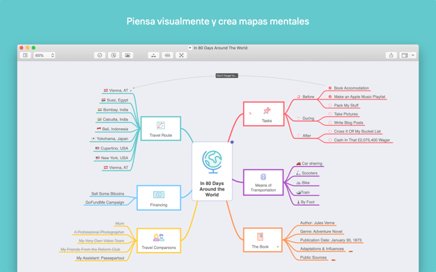 Descargar MindNode para crear mapas mentales gratis