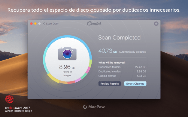 Descargar Gemini 2 encuentra duplicados en Macbook