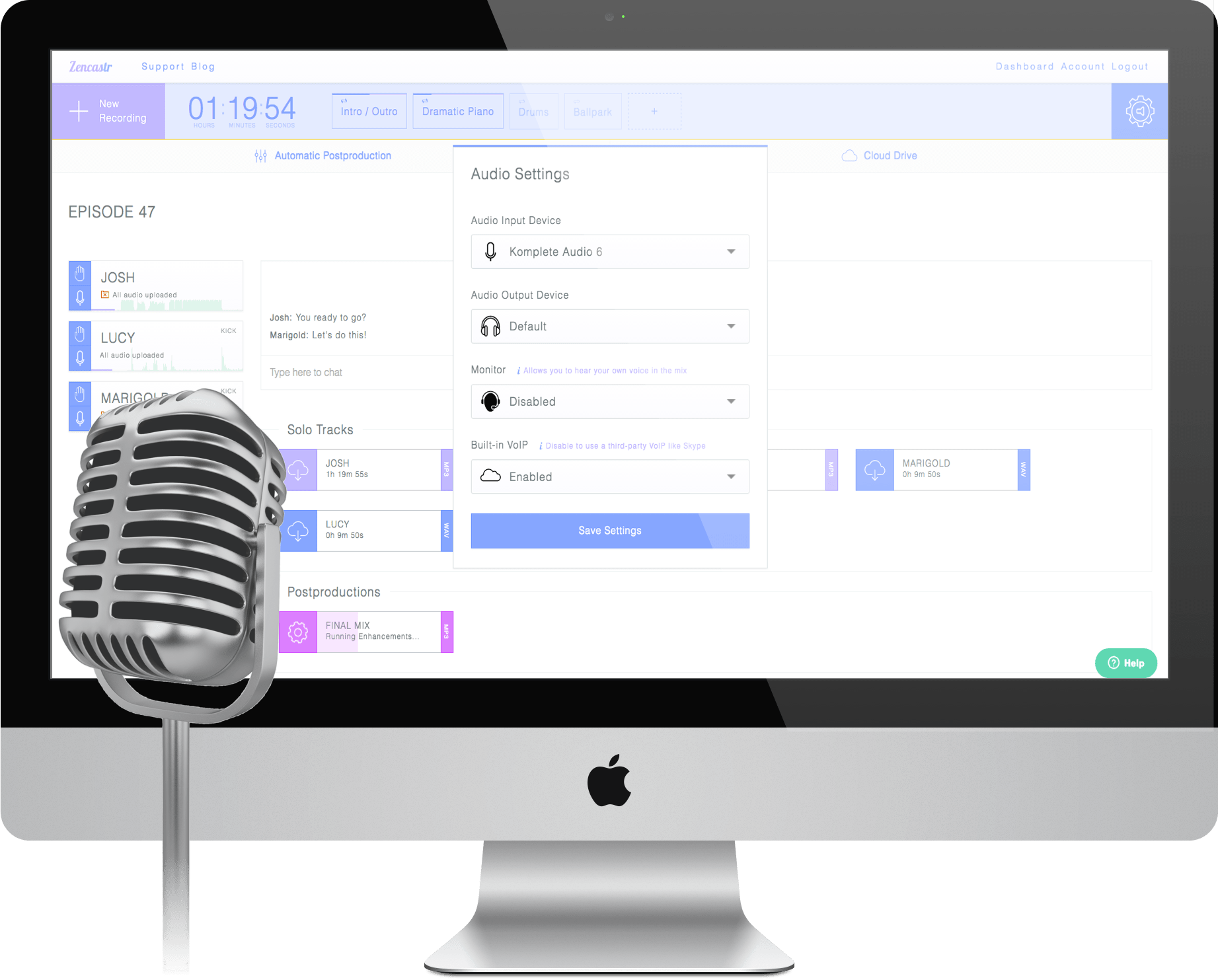Descarga Zencastr y descubre nuevos mundos para tus podcast