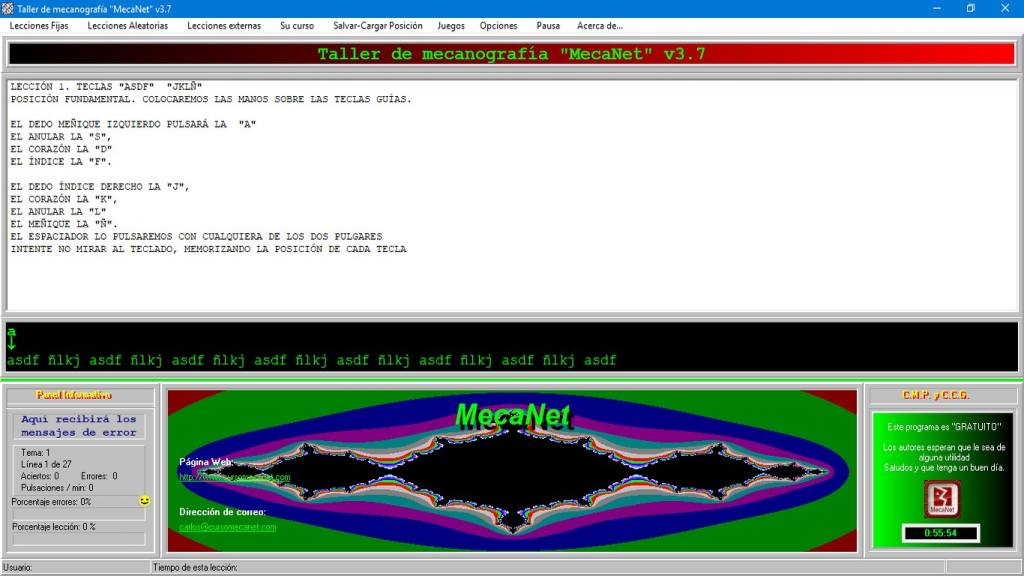 Descarga CursoMecaNet.Collection y aprende mecanografía al mejor nivel